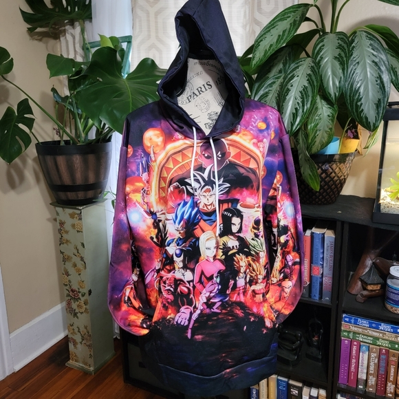 Sweaters | Dragon Ball Sweater With Hood | Poshmark